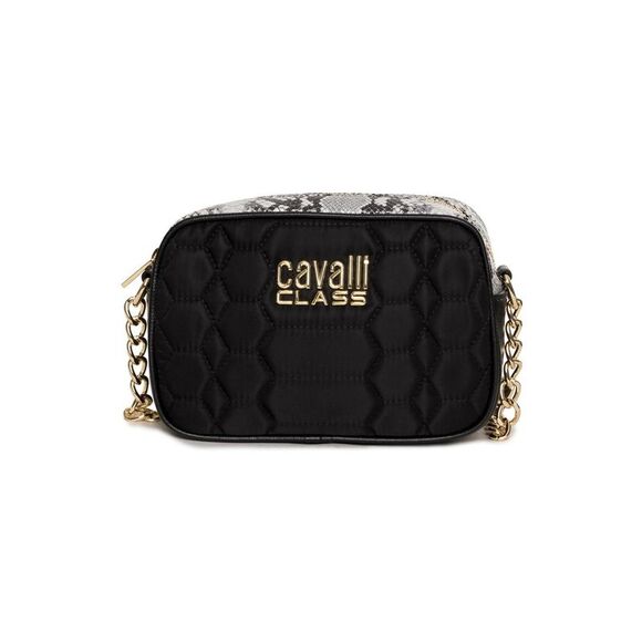 Cavalli Class | Bags | Cavalli Class Leather And Synthetic Shoulder Bag ...